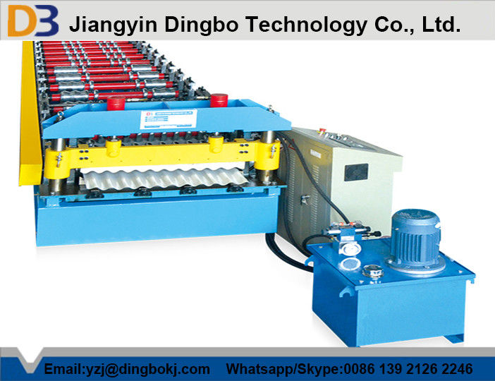 5.5kw Motor Corrugated Roll Forming Machine With Automatic Control ...